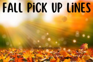 394 Fall Pick Up Lines (2024)