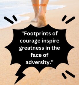 580+ Footprints In Sand Quotes (2026) Best Reflections