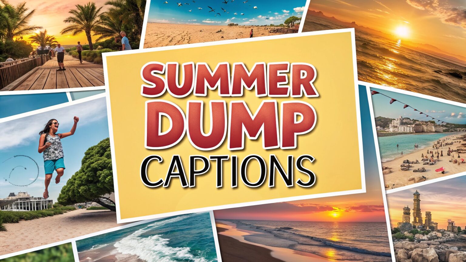 410+ Best Summer Dump Captions: Cool, Short & Aesthetic 2026