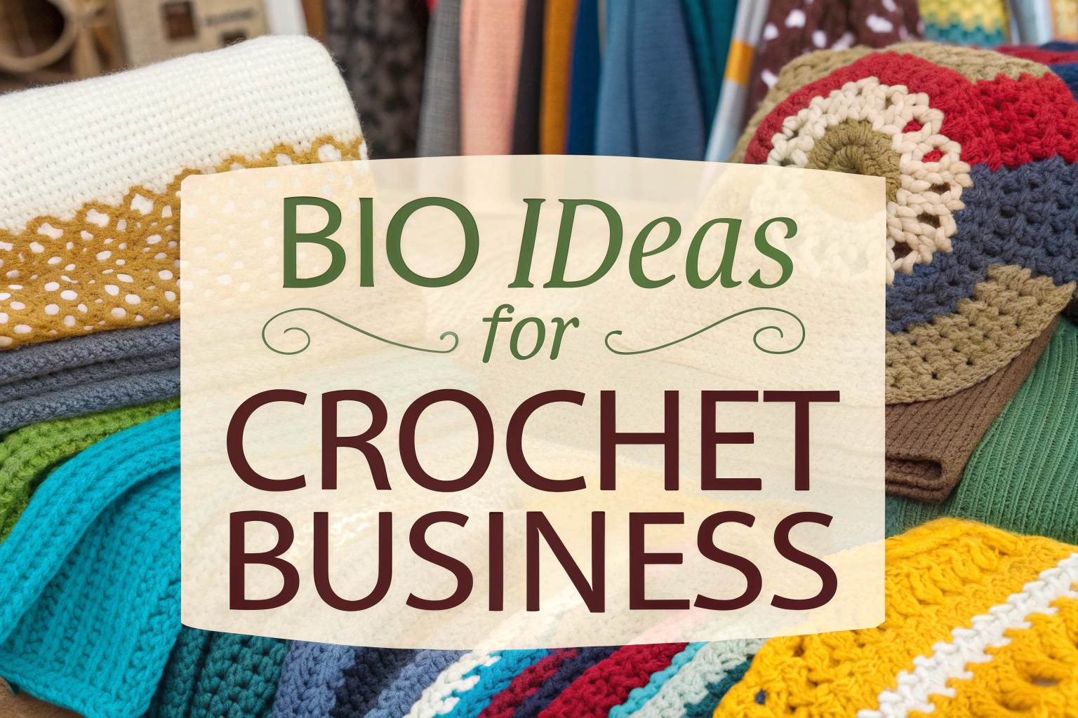 1100+ Bio Ideas to Make Your Crochet Business Absolutely
