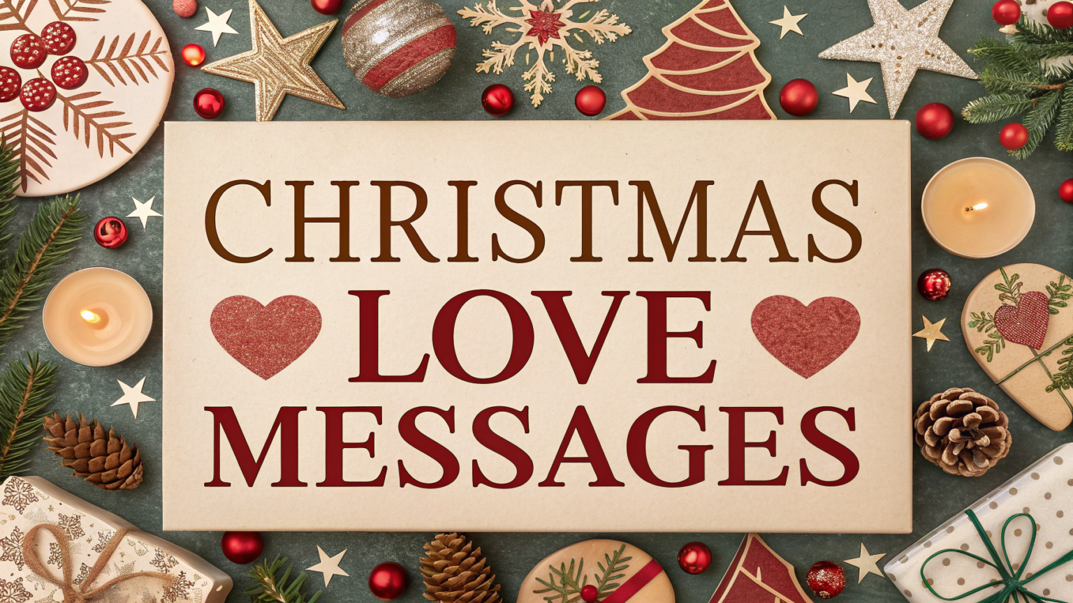 260+ Christmas Love Messages for Everyone on Your List 2026