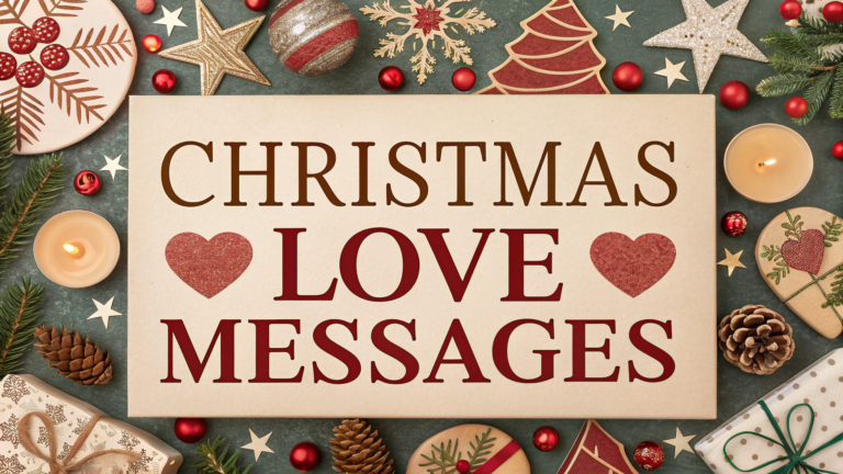 260+ Christmas Love Messages for Everyone on Your List 2025