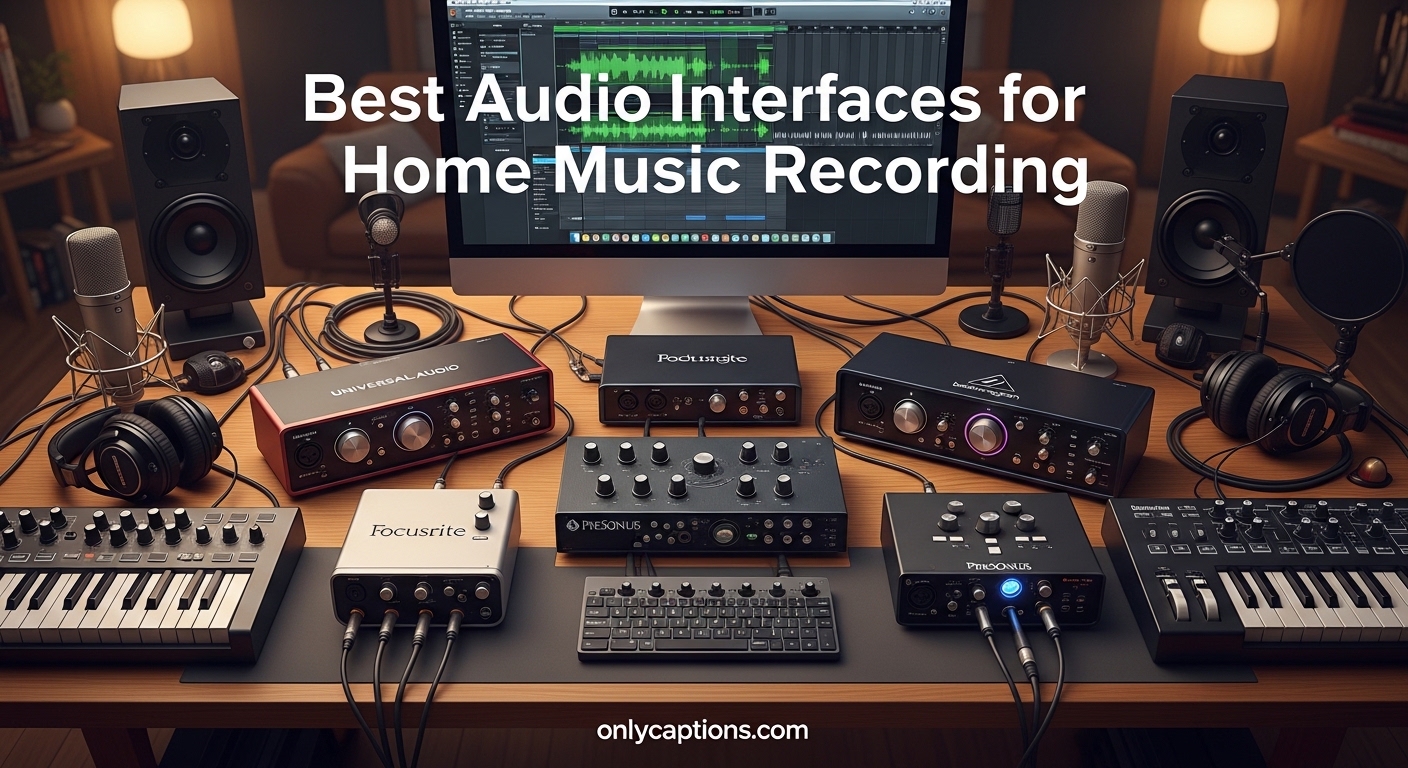 8 Best Audio Interfaces for Home Music Recording (May 2026) Complete Guide