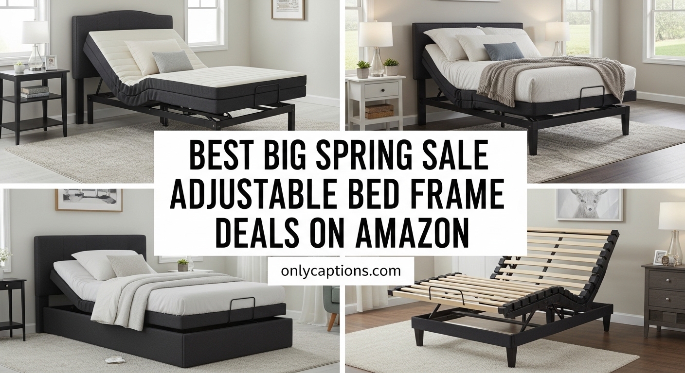 15 Best Big Spring Sale Adjustable Bed Frame Deals (April 2026) on Amazon