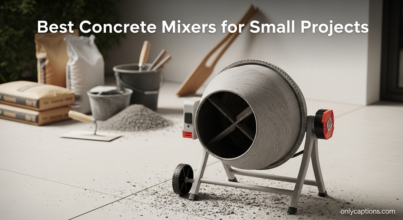 8 Best Concrete Mixers for Small Projects (June 2026) Complete Guide