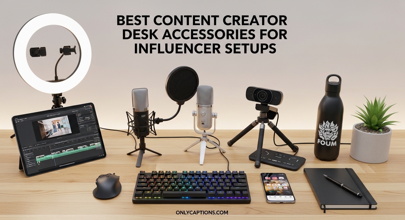 10 Best Content Creator Desk Accessories for Influencer Setups (May ...