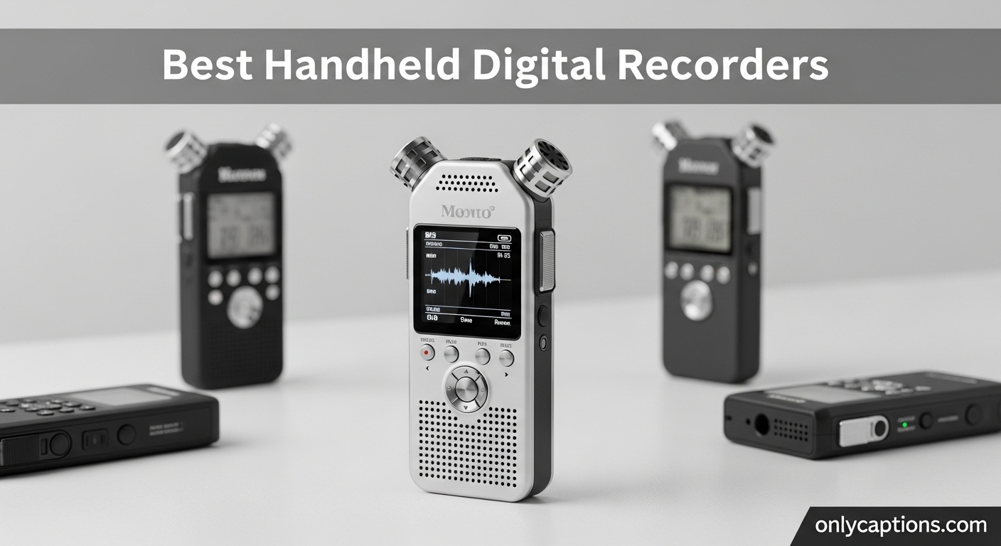 8 Best Handheld Digital Recorders (May 2026) Complete Buyer's Guide