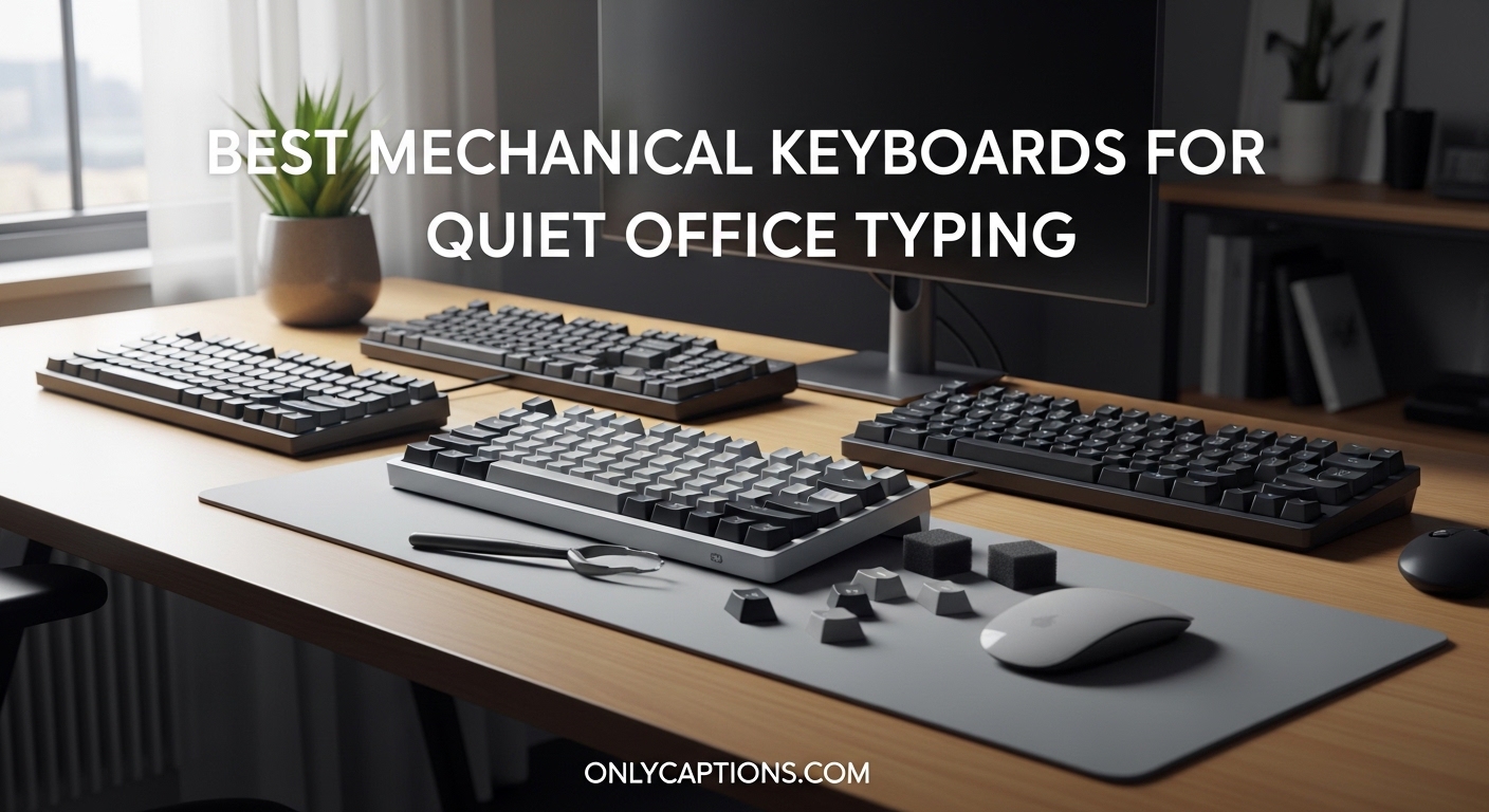 10 Best Mechanical Keyboards for Quiet Office Typing (May 2026 ...