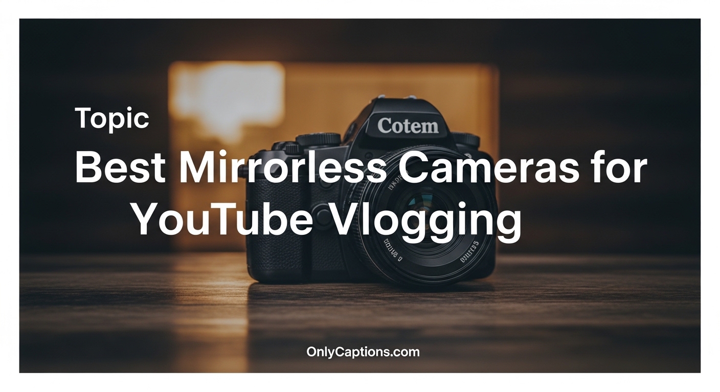 10 Best Mirrorless Cameras for YouTube Vlogging (April 2026) Complete Guide