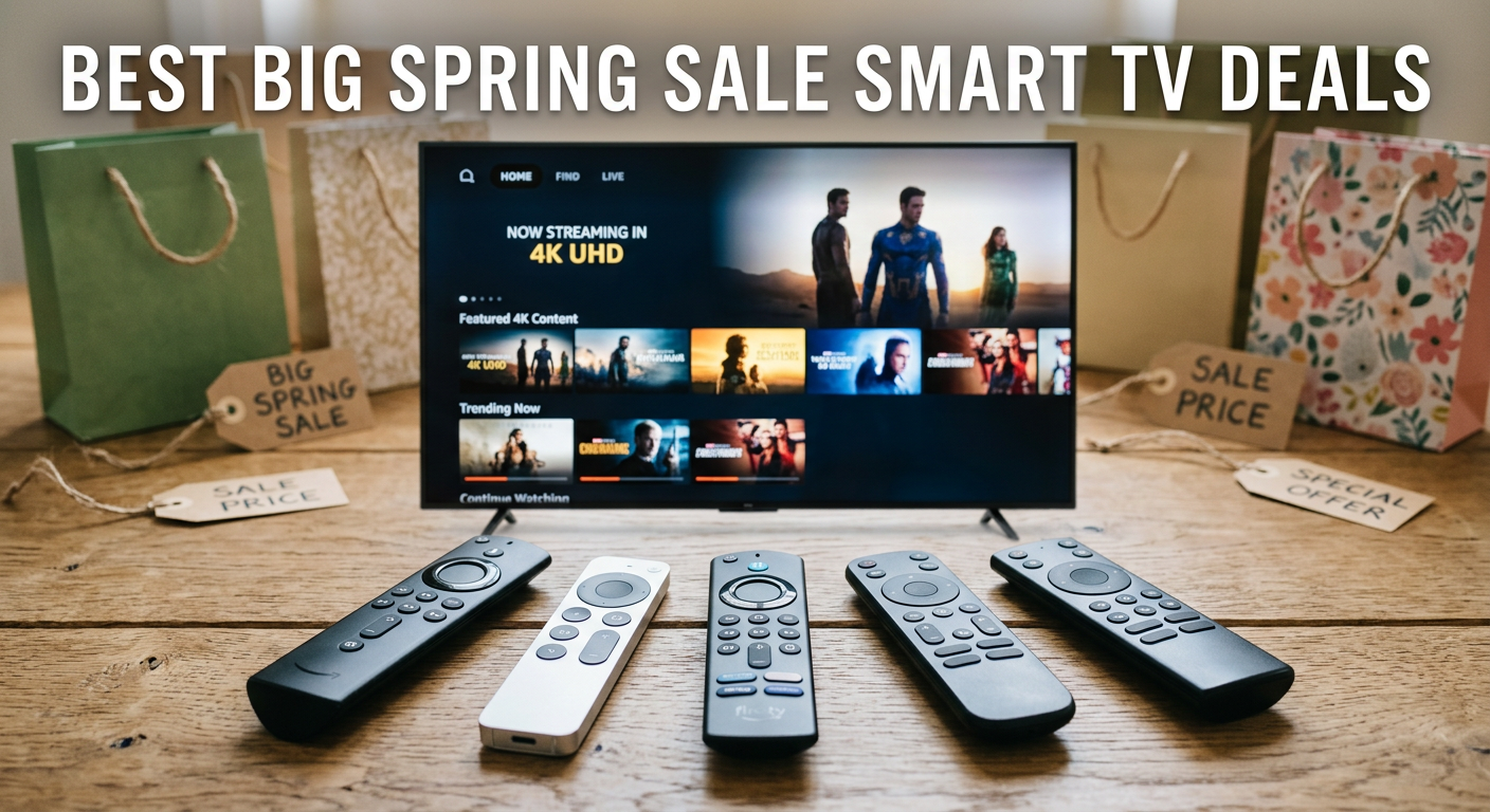 10 Best Big Spring Sale Smart TV Deals (April 2026) on Amazon