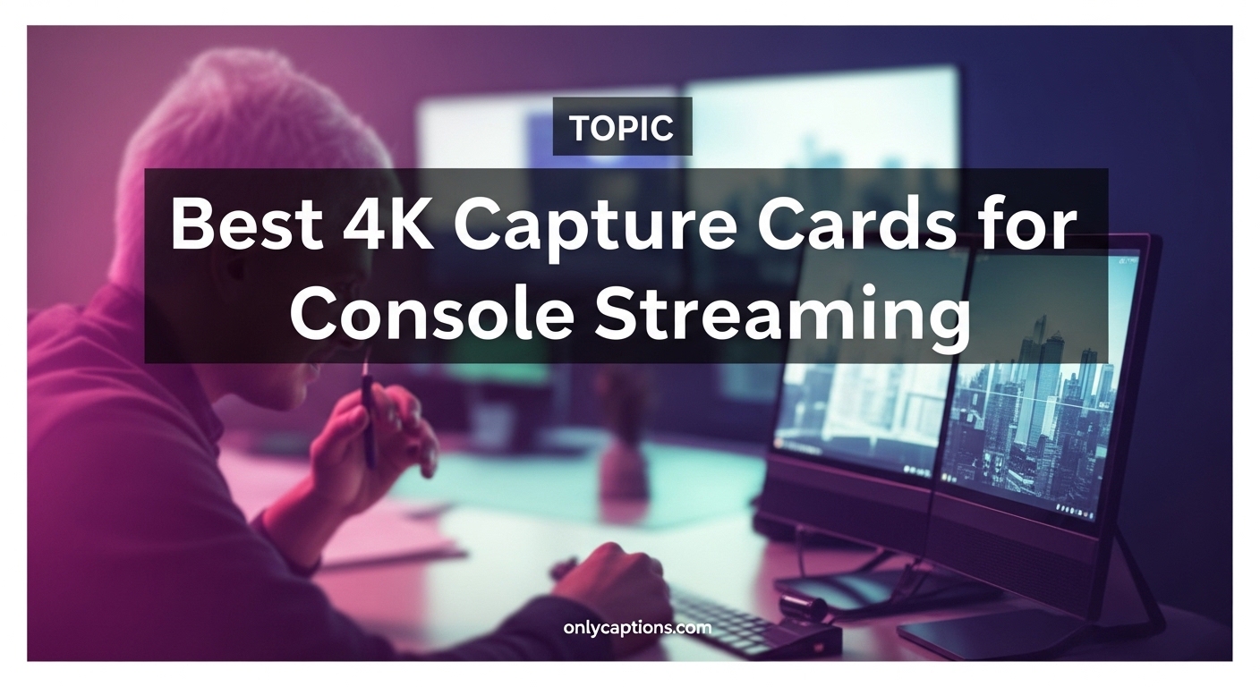 8 Best 4K Capture Cards for Console Streaming (May 2026) Expert Reviews