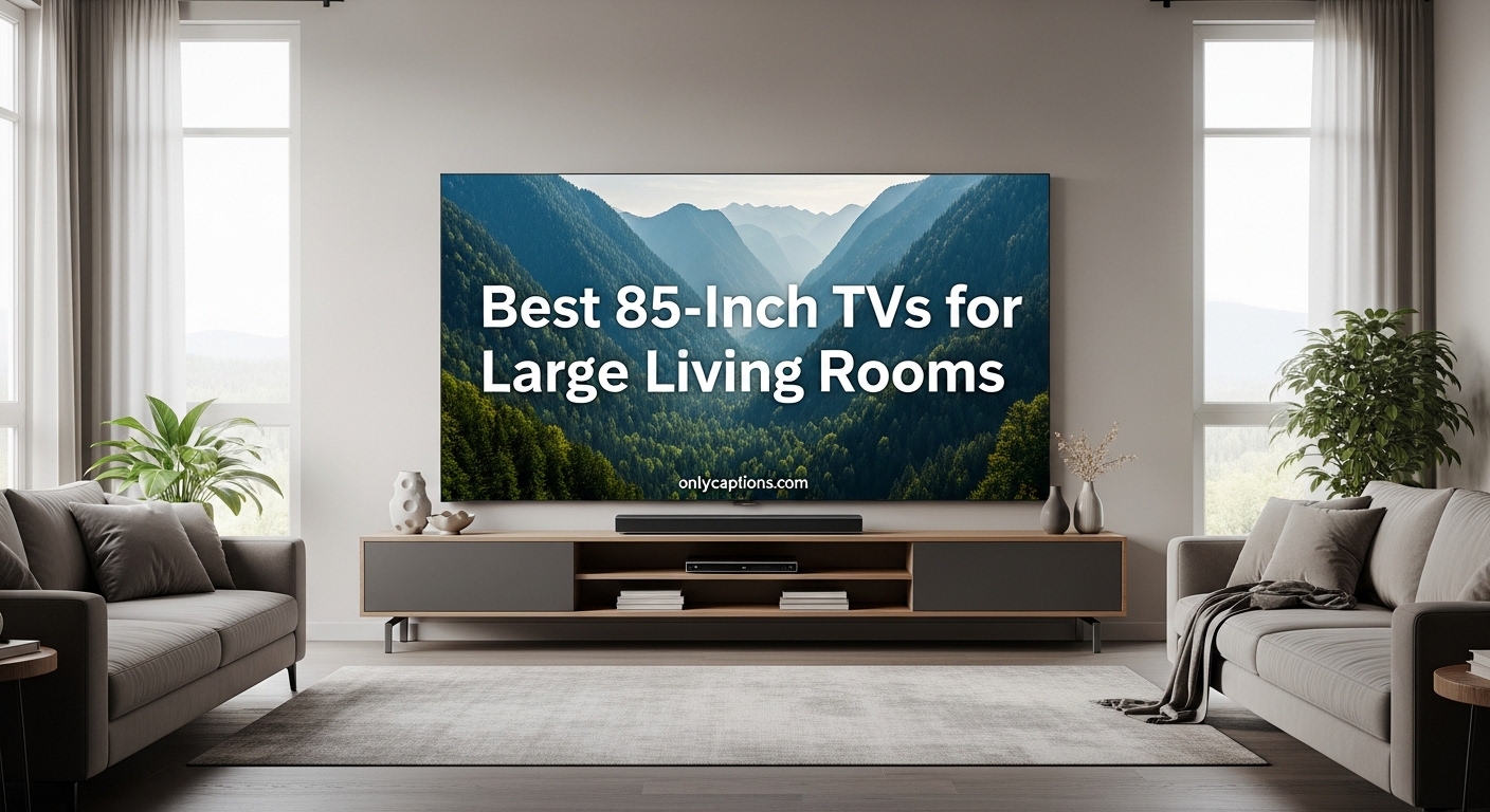 10 Best 85-Inch TVs for Large Living Rooms (May 2026) Expert Guide