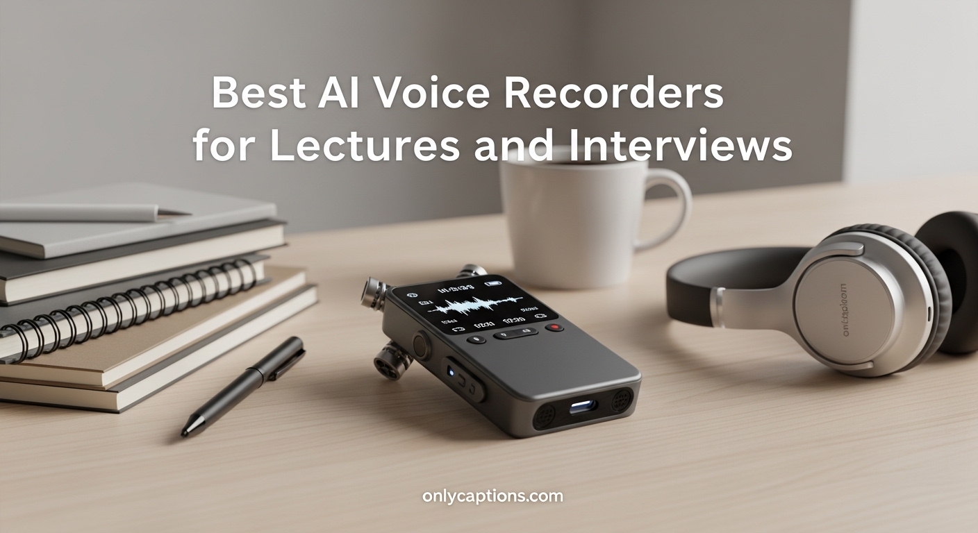 15 Best AI Voice Recorders for Lectures and Interviews (May 2026 ...