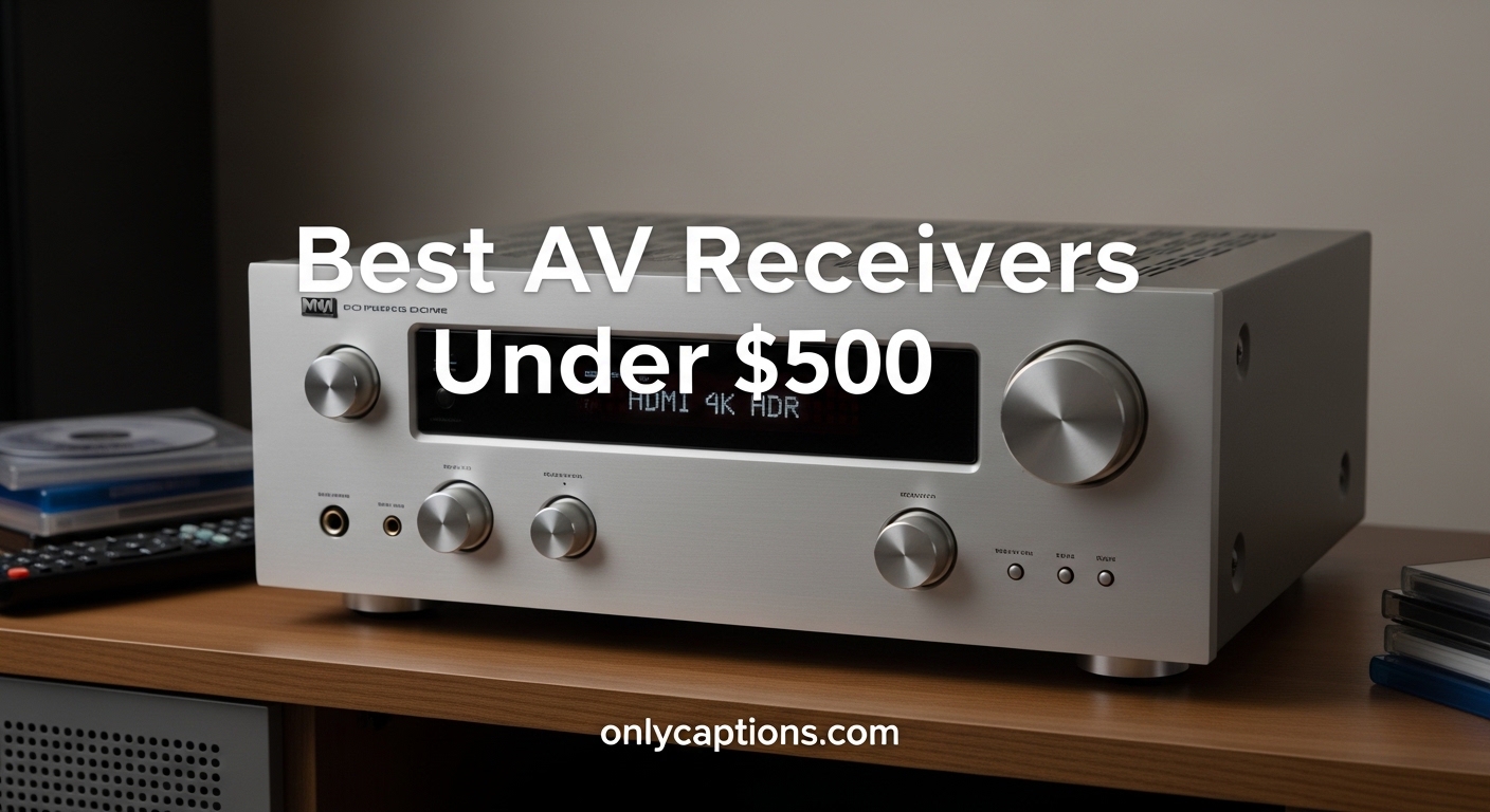10 Best AV Receivers Under $500 (May 2026) Expert Reviews