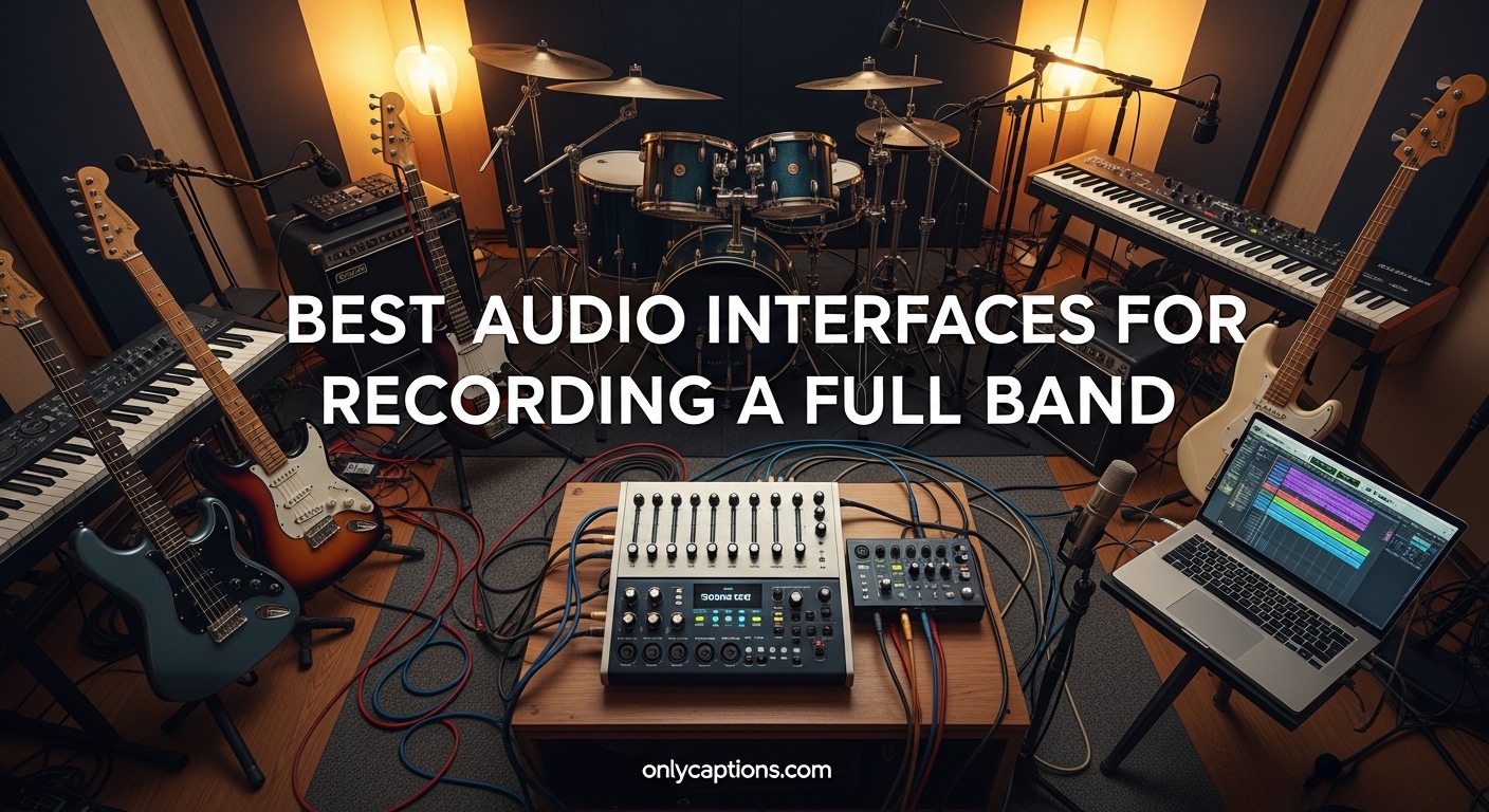 10 Best Audio Interfaces for Recording a Full Band (June 2026) Expert Guide