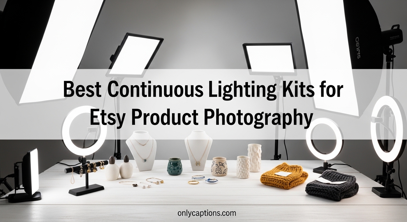 15 Best Continuous Lighting Kits for Etsy Product Photography (May 2026 ...