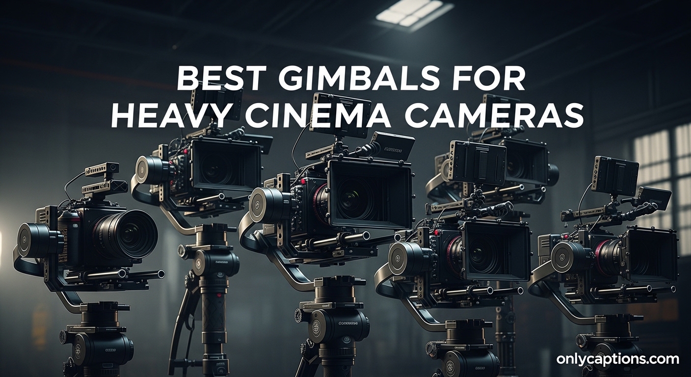 8 Best Gimbals for Heavy Cinema Cameras (April 2026) Expert Reviews
