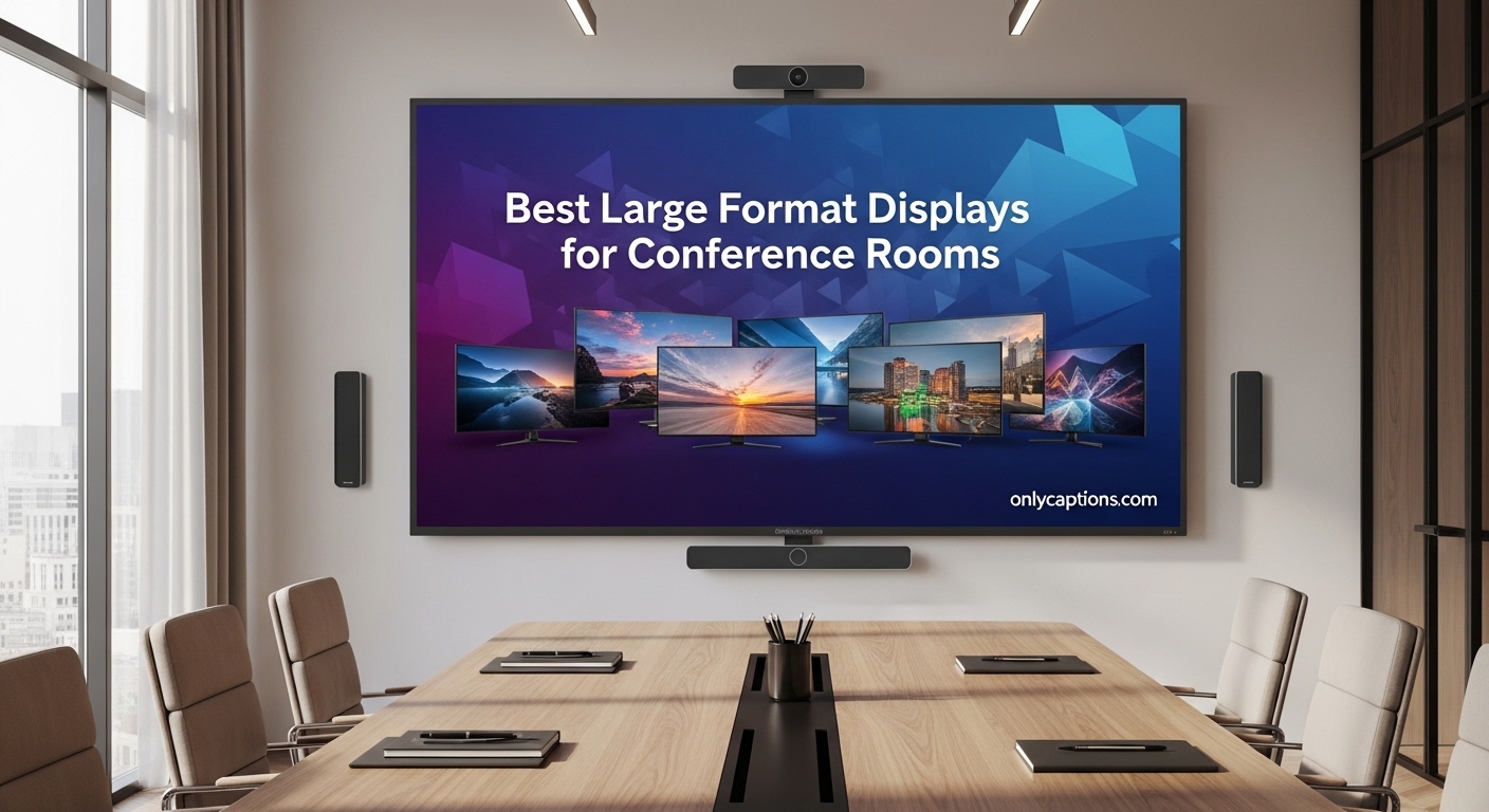 12 Best Large Format Displays for Conference Rooms (May 2026) Expert Guide