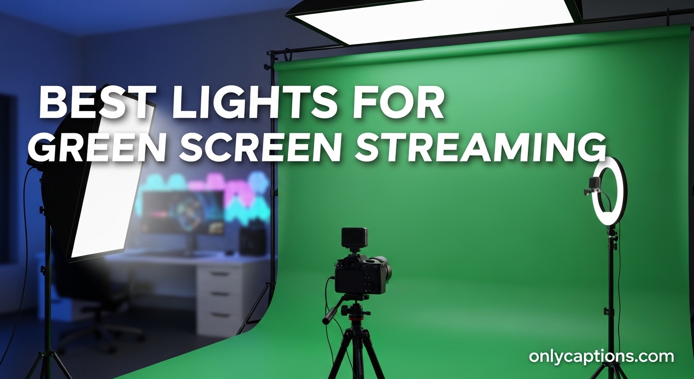 10 Best Lights for Green Screen Streaming (May 2026) Expert Guide