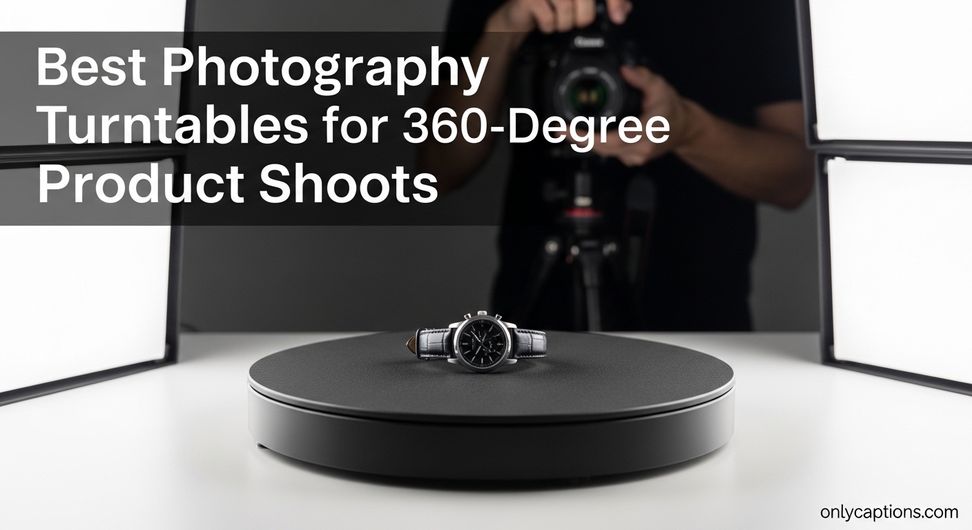 8 Best Photography Turntables for 360-Degree Product Shoots (May 2026 ...