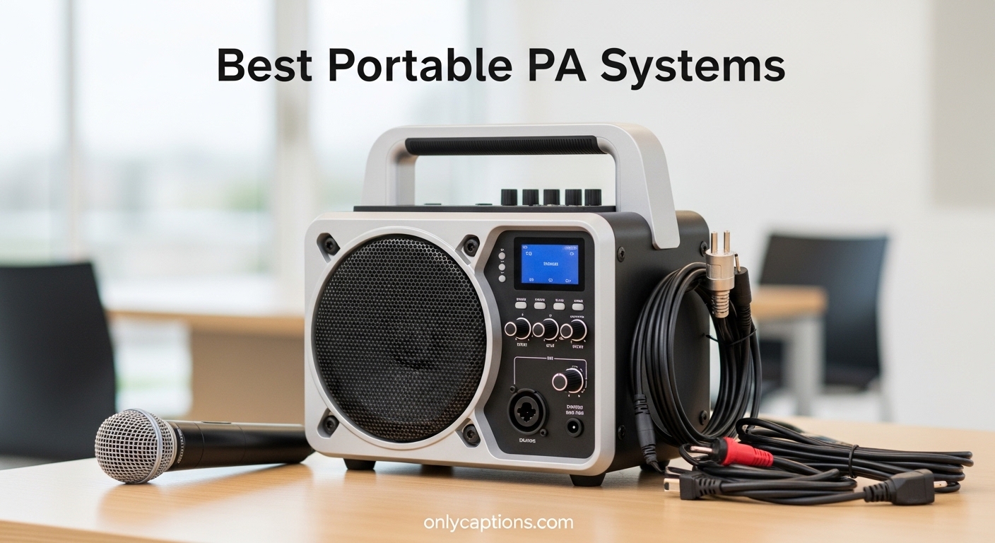 11 Best Portable PA Systems (May 2026) Expert Reviews