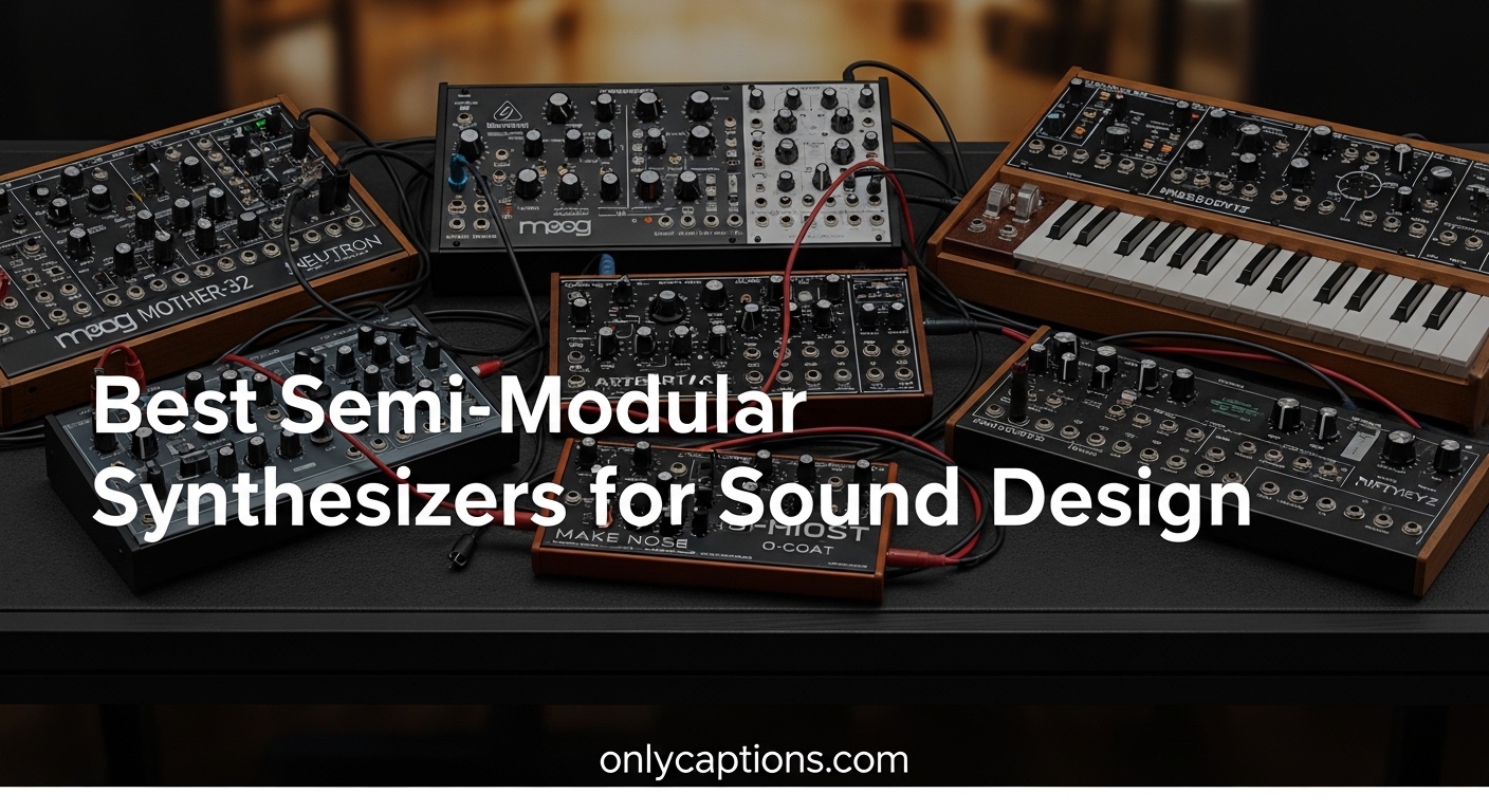 10 Best Semi-Modular Synthesizers for Sound Design (May 2026) Expert ...