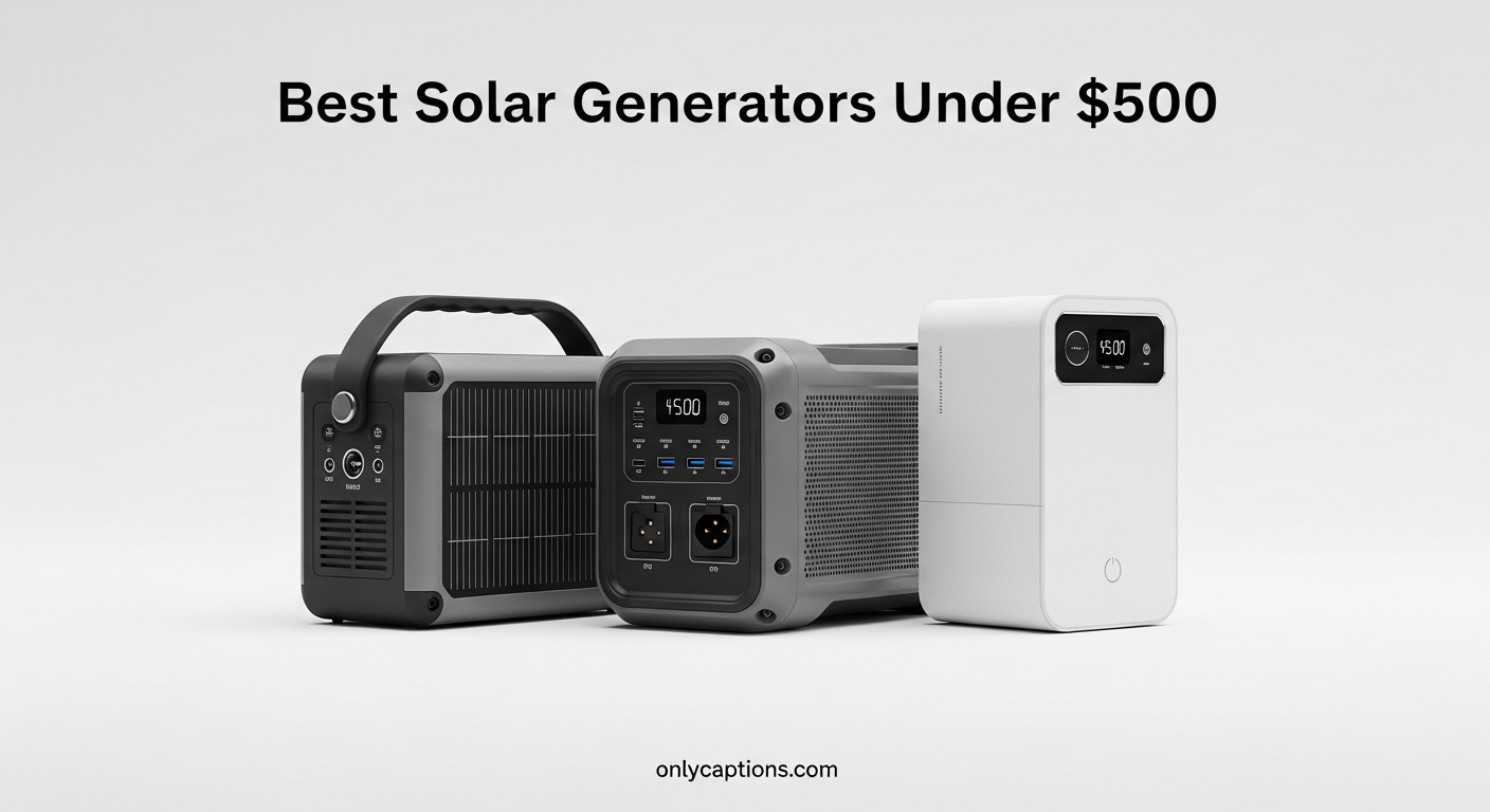12 Best Solar Generators Under $500 (June 2026) Expert Reviews