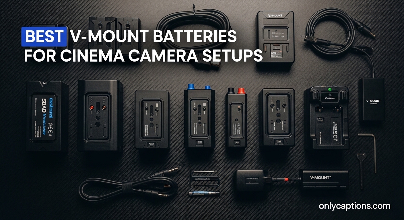 6 Best V-Mount Batteries for Cinema Camera Setups (May 2026) Expert Guide