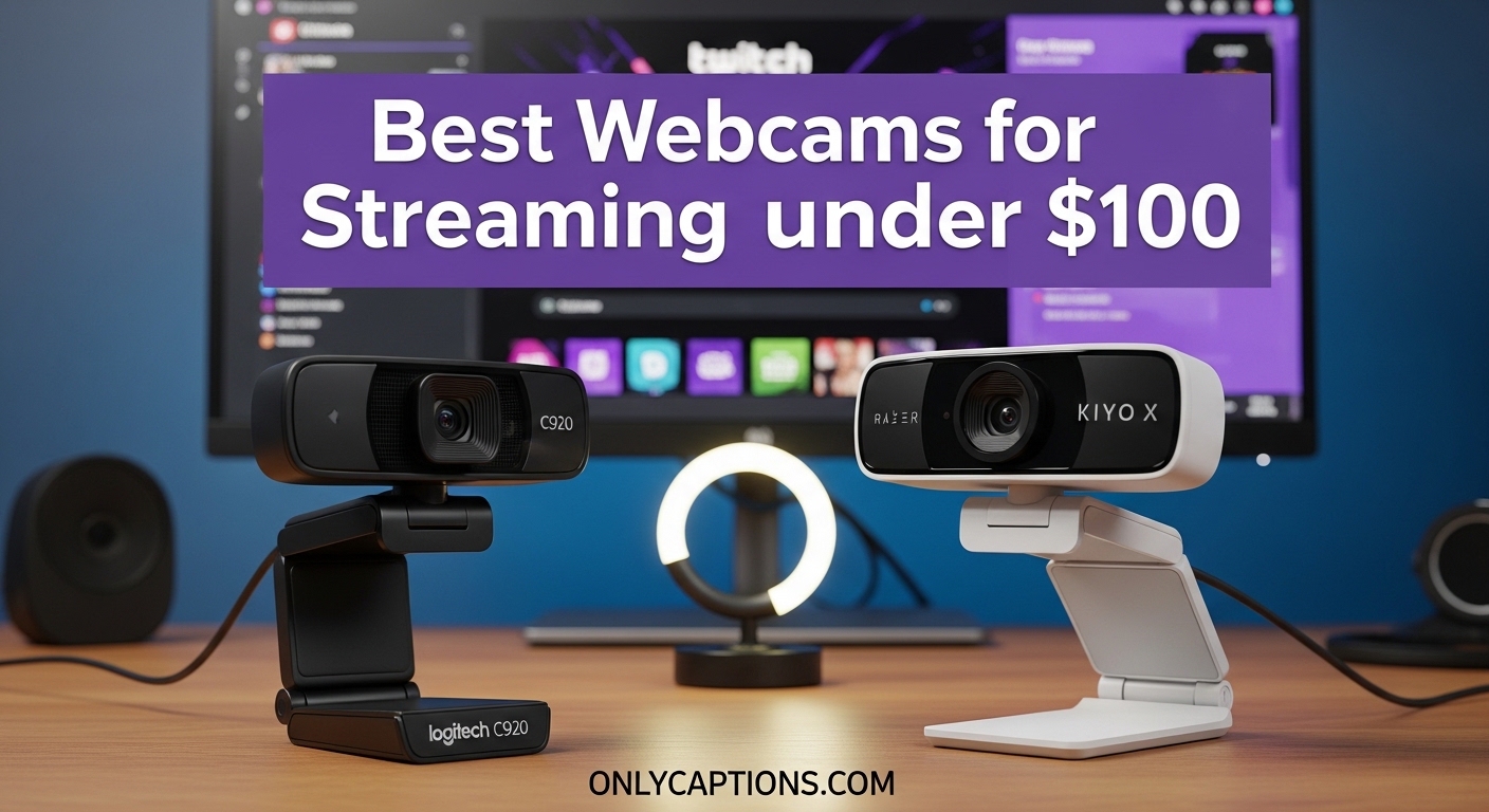 8 Best Webcams for Twitch Streaming under $100 (June 2026) Expert Reviews