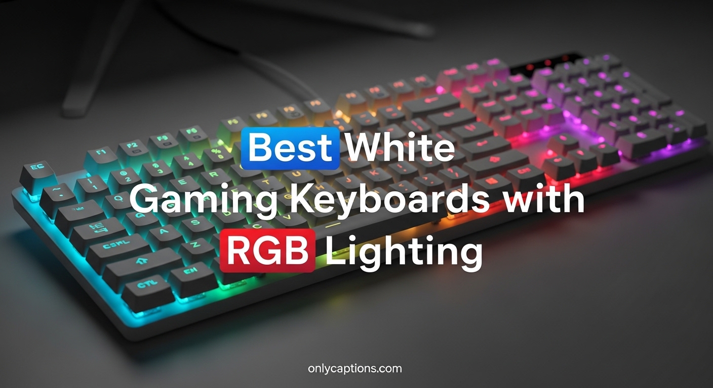 12 Best White Gaming Keyboards with RGB Lighting (May 2026) Expert Guide