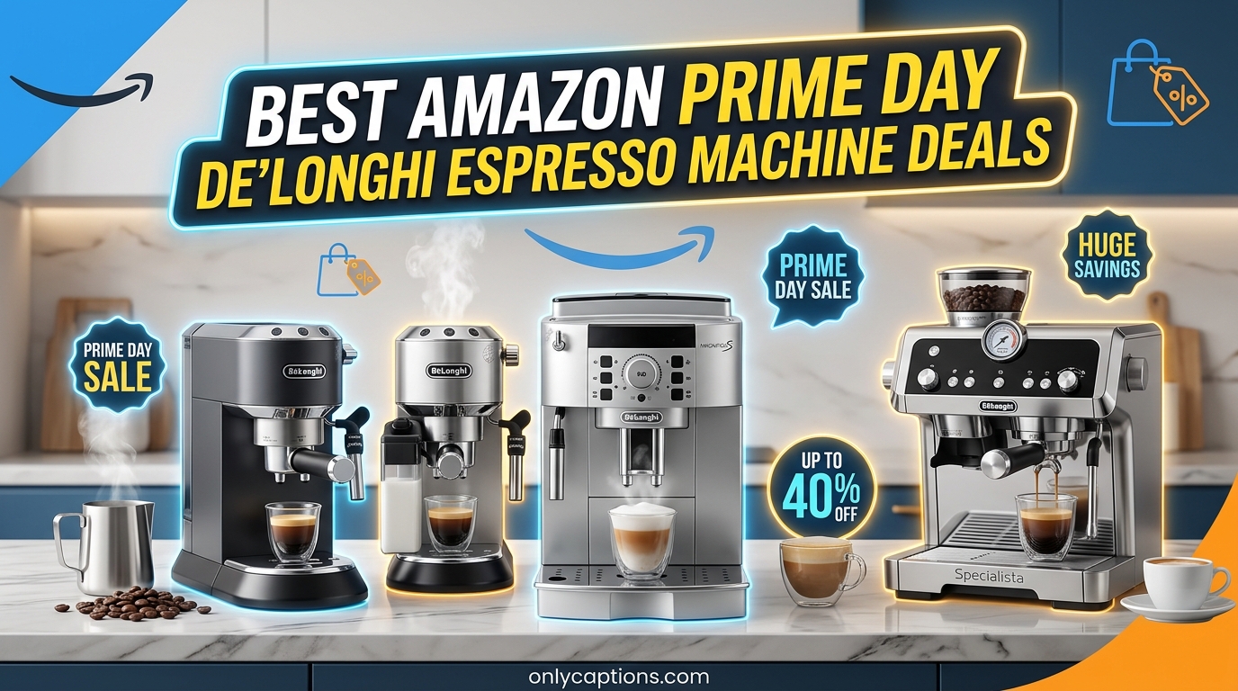 8 Best Amazon Prime Day De'Longhi Espresso Machine Deals (June 2026 ...