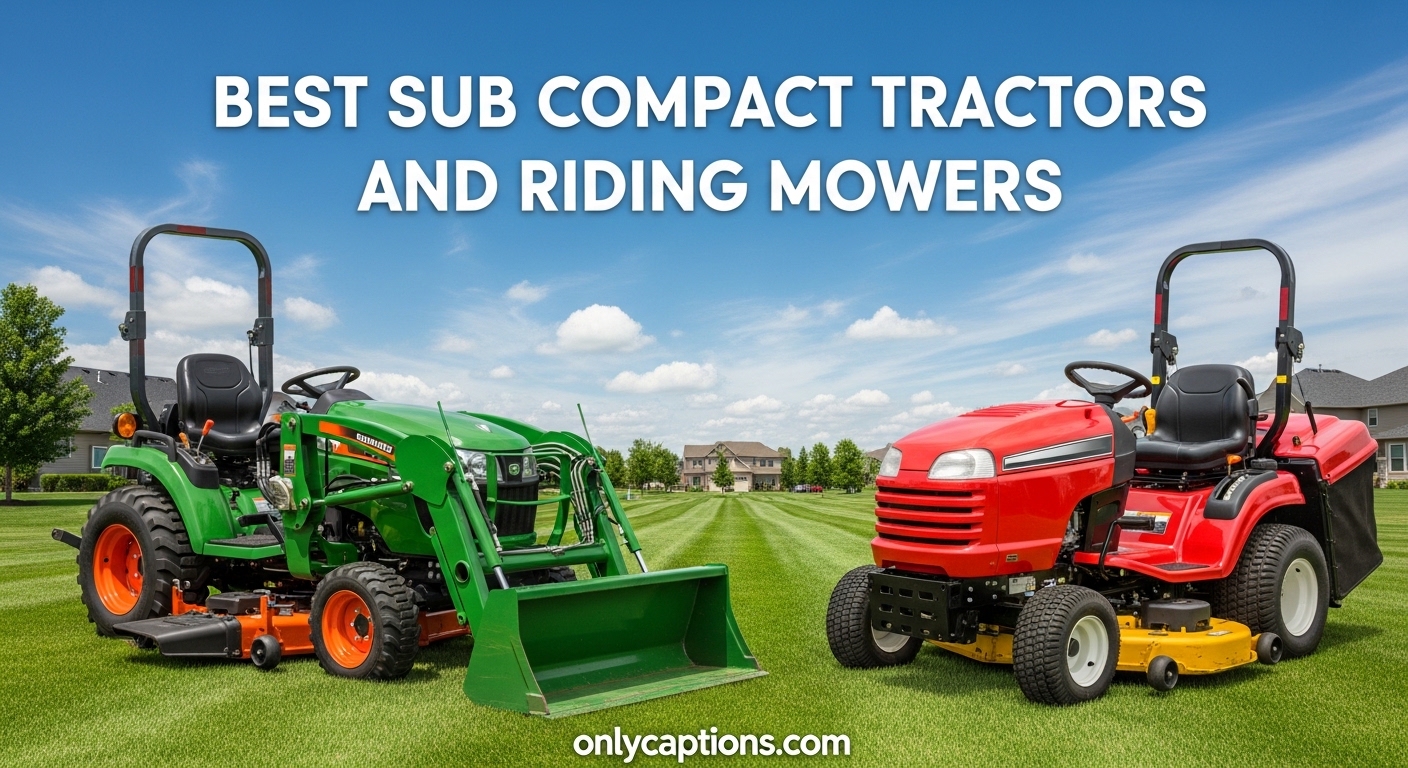 5 Best Sub Compact Tractors and Riding Mowers (June 2026) Expert Reviews